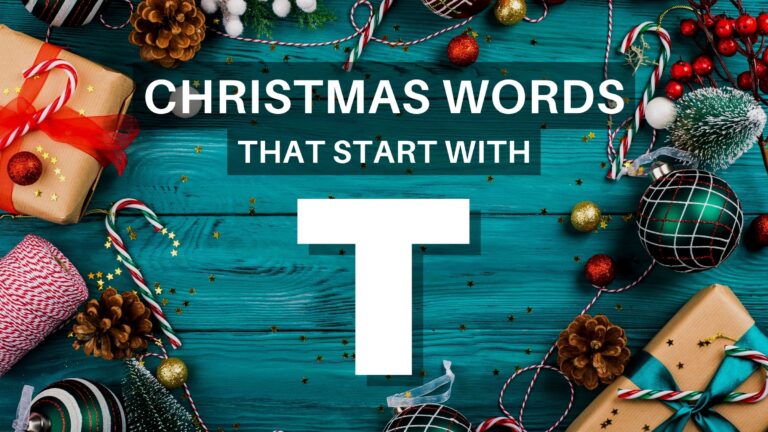 43 Christmas Words That Start With T (List With Meanings) - Jacobs ...